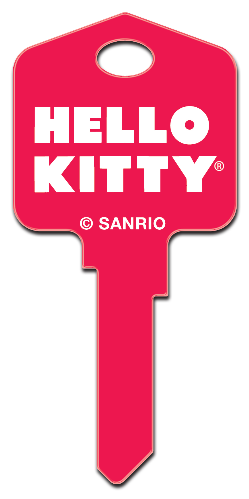 Hello Kitty large headed licensed painted house key blanks