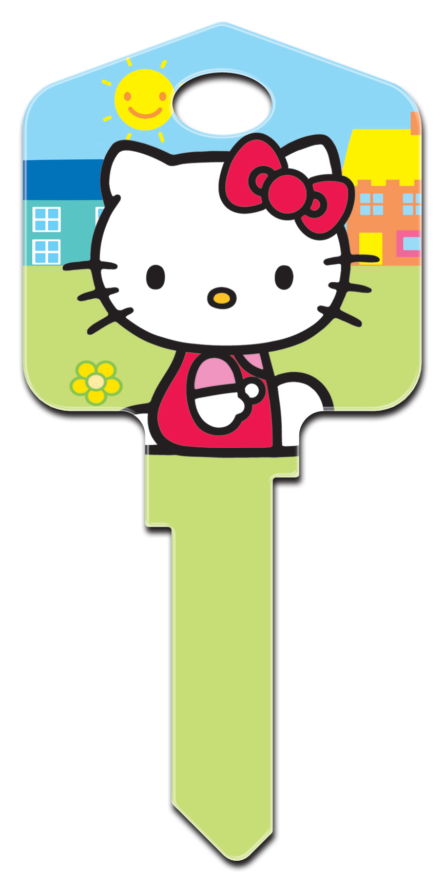 Hello Kitty large headed licensed painted house key blanks